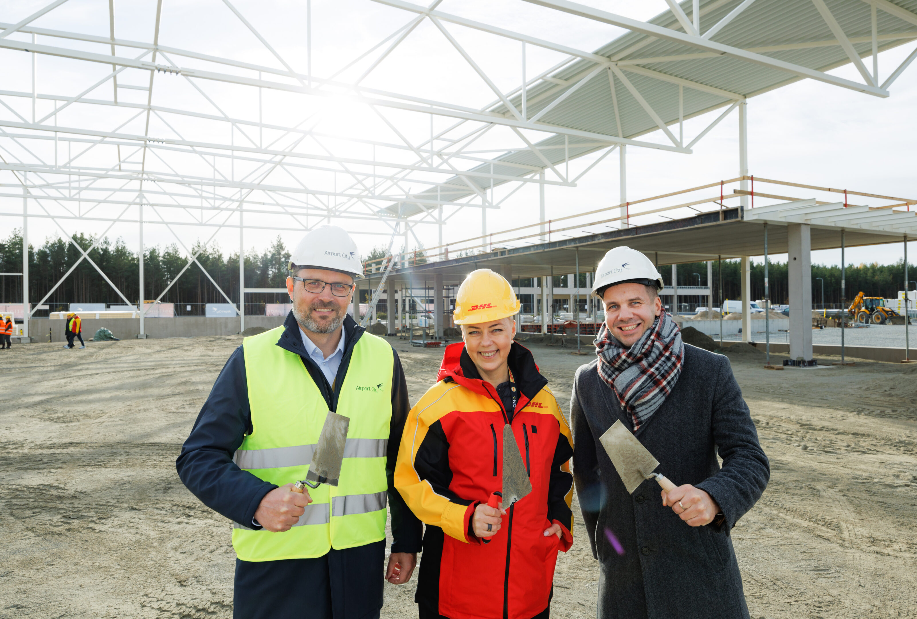Cornerstone laid on new DHL Express Estonia air freight terminal in ...